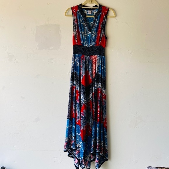 Bila | Dresses | Bila Maxi Dress Handkerchief Hem | Poshmark